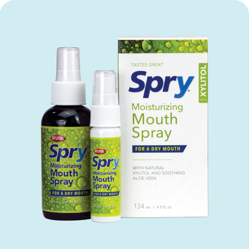 Spry® Mouth Moisturizing Products | Natural Dry Mouth Relief