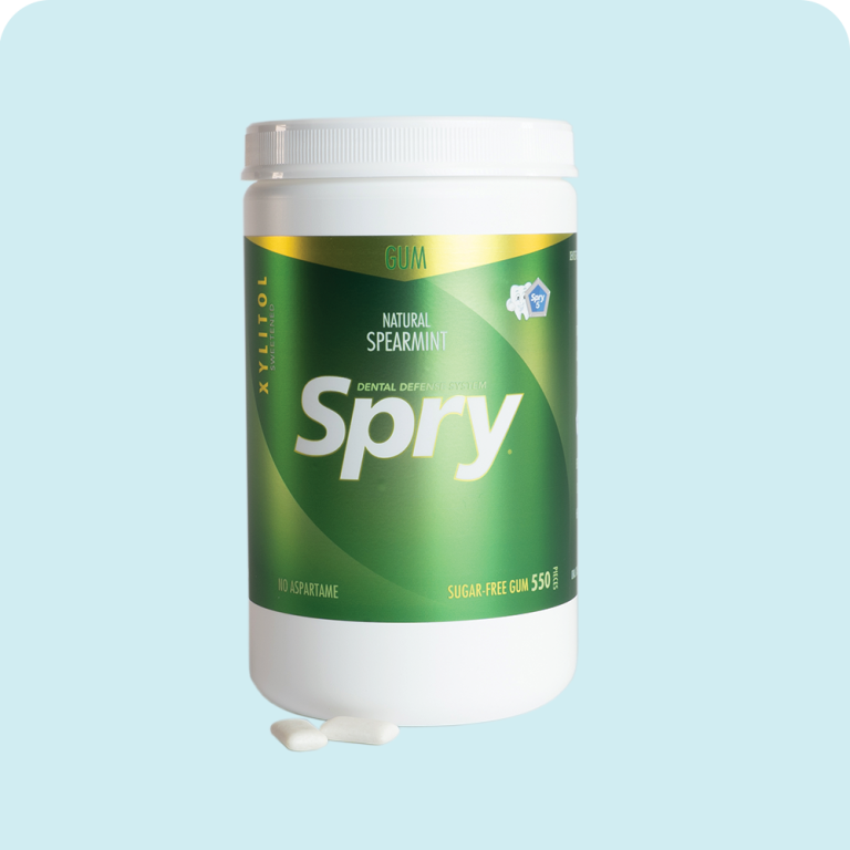 Spry® Natural Xylitol Gum 550ct – Bulk Sugar-Free Gum for Oral Health