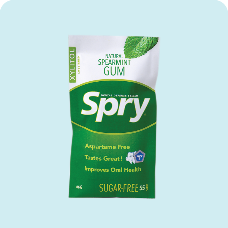 Spry® Natural Xylitol Gum 55ct – Travel-Ready Sugar-Free Gum