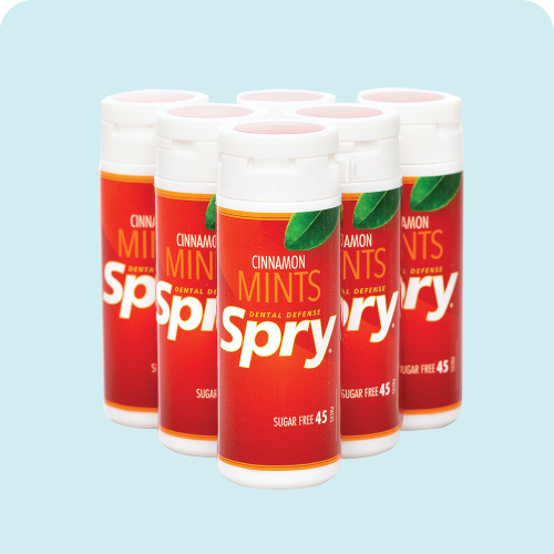 Spry® Natural Xylitol Mints 45ct – Sugar-Free Mints for Fresh Breath