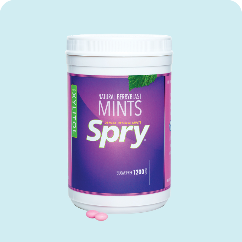 Spry® Natural Xylitol Mints 1200ct – Sugar-Free Mints for Bulk Use