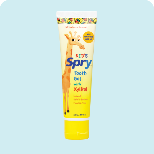 Spry® Kid’s Xylitol Tooth Gel – Safe, Fluoride-Free Formula