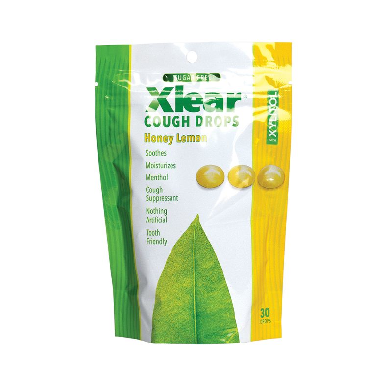 Xlear® Honey Lemon Cough Drops – Soothing Sugar-Free Relief