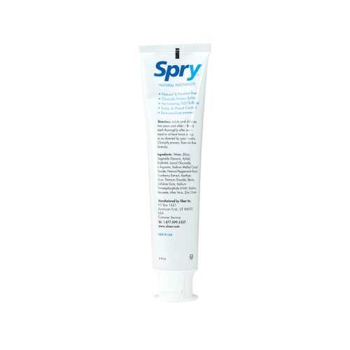 Spry® Natural Xylitol Toothpaste, Fluoride-Free