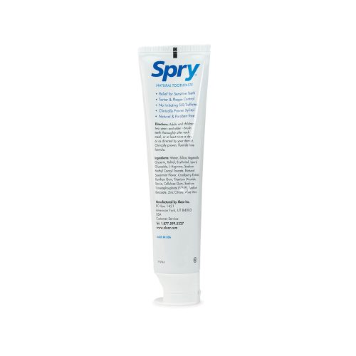 Spry® Natural Xylitol Toothpaste, Fluoride-Free