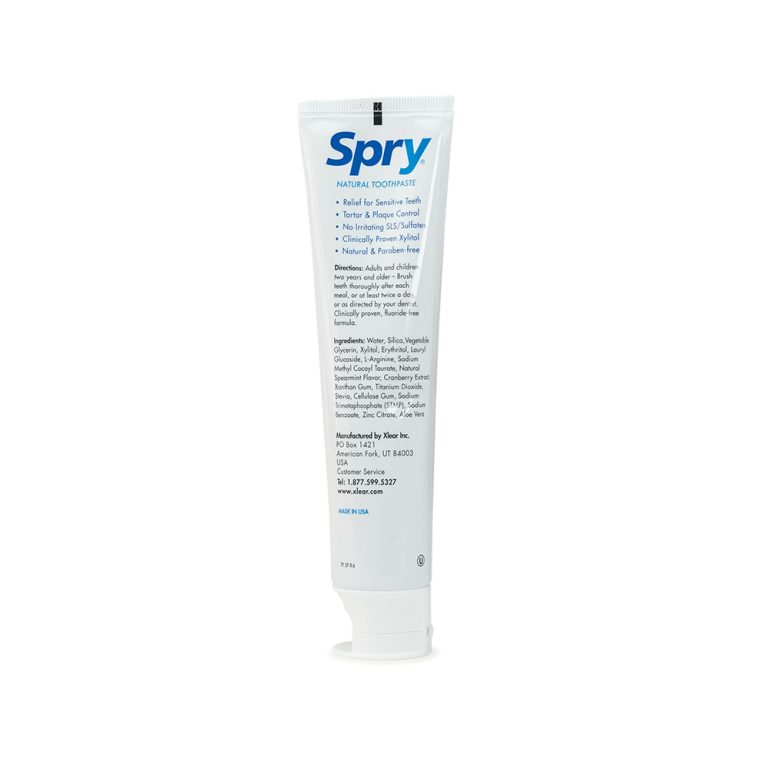 Spry® Natural Xylitol Toothpaste, Fluoride-Free