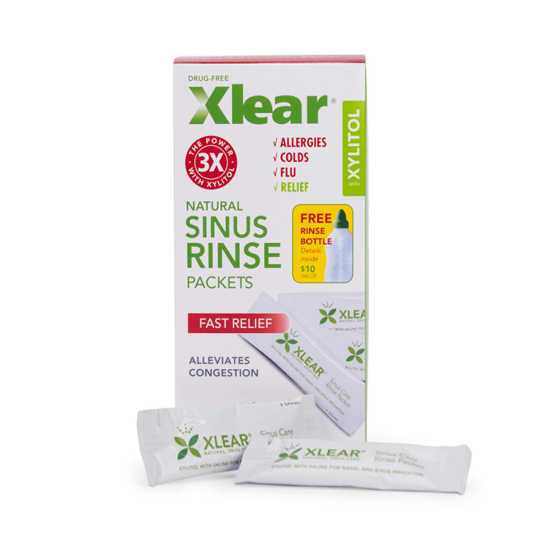 Xlear® Sinus Rinse Refill Pack – 50 Xylitol & Saline Packets